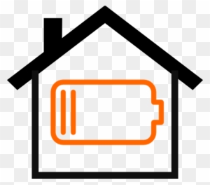 House With Battery - Icono Batería - Free Transparent PNG Clipart ...