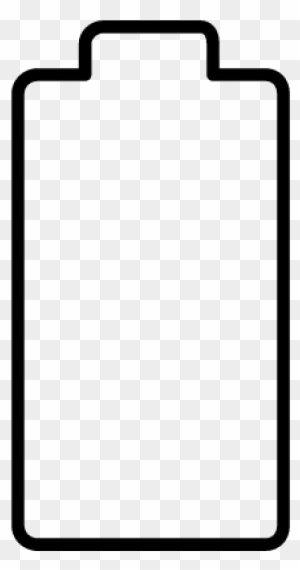 Battery Outline Vector - Battery Outline Png - Free Transparent PNG ...
