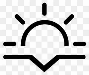 Clipart - Outline Of A Sunset - Free Transparent PNG Clipart Images ...