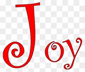 Word - Joy Clipart Christmas - Free Transparent PNG Clipart Images Download
