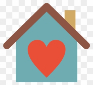 Related House With Heart Clipart - House Heart Icon Png - Free ...