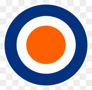 Orange And Blue Bullseye - Free Transparent PNG Clipart Images Download
