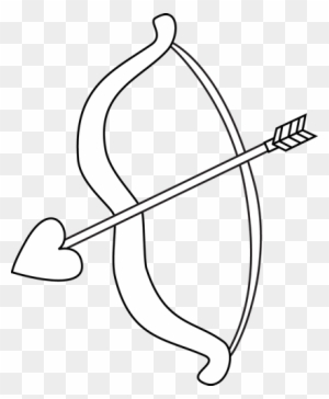 Valentine's Day Clipart Cupid Bow And Arrow - Valentine Bow And Arrow ...
