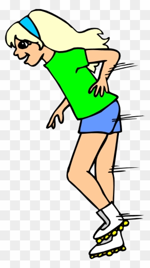 Action = Girl Rolls Left - Cartoon - Free Transparent PNG Clipart ...