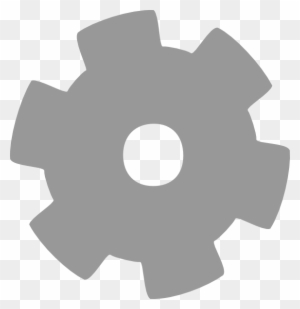 This Free Clip Arts Design Of Grey Gear - Red Cog Icon Transparent ...