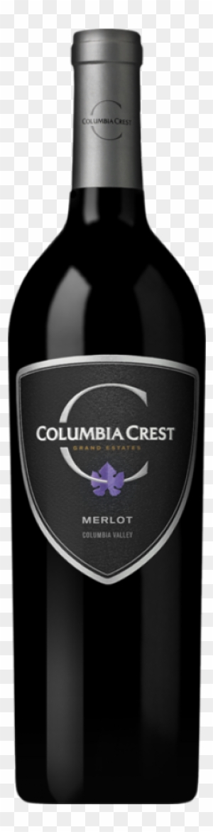 2013 Columbia Crest Grand Estates Merlot 750ml - Free Transparent PNG ...