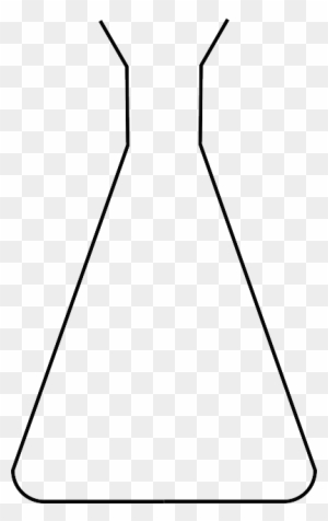Erlenmeyer, Flask, Chemistry - Conical Flask Diagram No Background ...