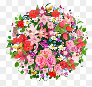 Flowers Round - Free Transparent PNG Clipart Images Download