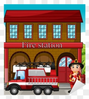 Clipart Fire Station Truck