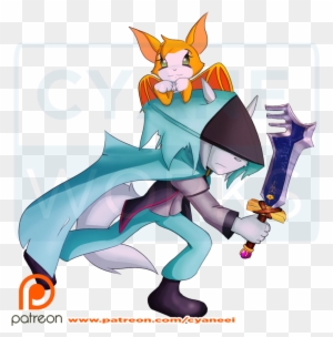 Dust And Fidget By Cyaneworks - Patreon - Free Transparent PNG Clipart ...