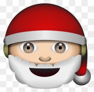 Santa Clipart Emoji - Santa Claus Face - Free Transparent PNG Clipart ...