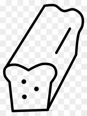 Bread Coloring Page - Colouring Bread Loaf - Free Transparent PNG ...