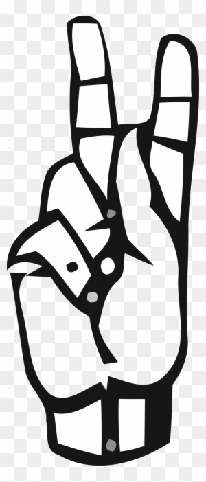 Sign Language K Clip Art - Sign Language Letter K - Free Transparent ...