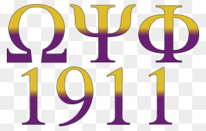 Omega Psi Phi - Omega Psi Phi Greek Letters - Free Transparent PNG ...