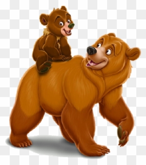 Bear And Cub Cartoon - Free Transparent PNG Clipart Images Download