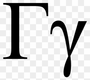 What Is This Symbol - Gamma Symbole - Free Transparent PNG Clipart ...