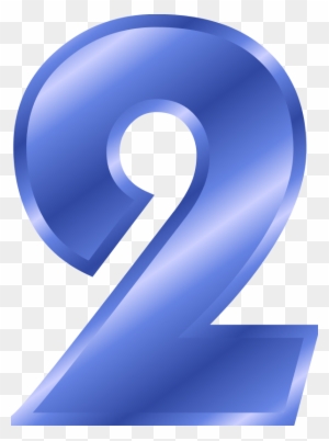 2 - Numeros 2 Para Imprimir A Color - Free Transparent PNG Clipart ...