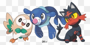 Starter Fake Evolution By Coalbones - 7th Gen Pokemon Starters ...