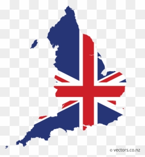 Uk Flag Vector Map Of England - Uk Vector Map Flag - Free Transparent ...