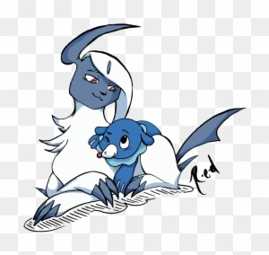 Fanart Myart Popplio Team Popplio Absol Water Type - Pokémon Sun And ...