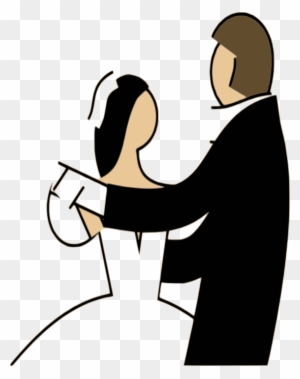 Wedding Couple Dancing Clipart