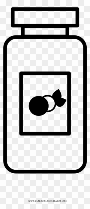 Apricot Jam Coloring Page - Drawing - Free Transparent PNG Clipart ...