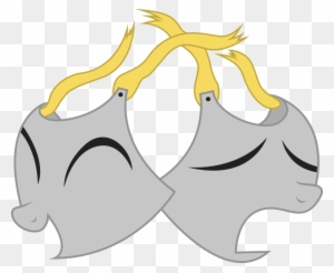 The Tragic Comic - Mlp Theatre Cutie Mark - Free Transparent PNG ...