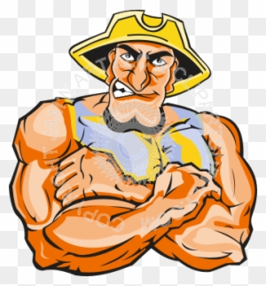 Strong Sea Captain With Crossed Arms - Flamingo - Free Transparent PNG ...