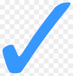 4 3 2 1 Check Mark Clipart - Light Blue Check Mark - Free Transparent ...