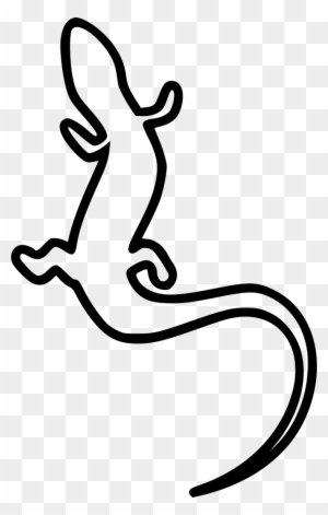 Lizard Comments - Outline Image Of Animals That Crawl - Free ...