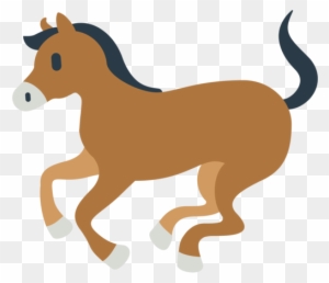 Mozilla - Horse Riding Emoji - Free Transparent PNG Clipart Images Download