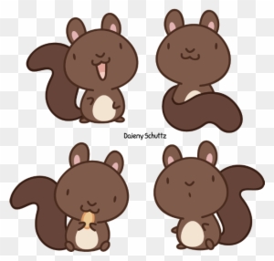 Chipmunk Drawing For Kids - Chibi Squirrel - Free Transparent PNG ...