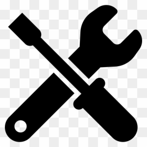 Wrench And Screwdriver Crossed Vector - Screwdriver And Wrench Vector ...