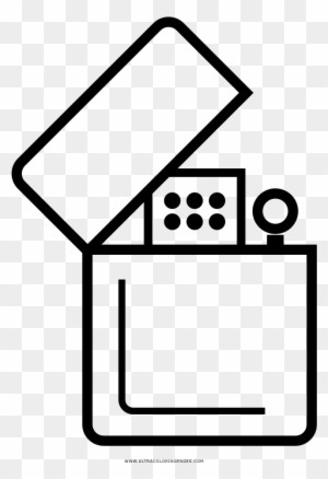 Lighter Coloring Page - Encendedor Para Colorear - Free Transparent PNG ...