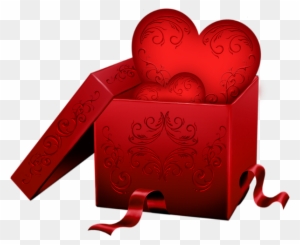 Heart In Gift Box - Free Transparent PNG Clipart Images Download