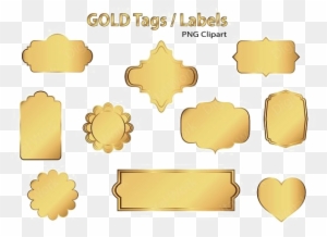 Golden Label Png Pic - Gold Label Png - Free Transparent PNG Clipart ...