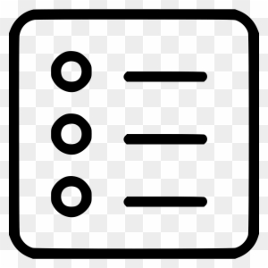 List View Icon - List Png - Free Transparent PNG Clipart Images Download