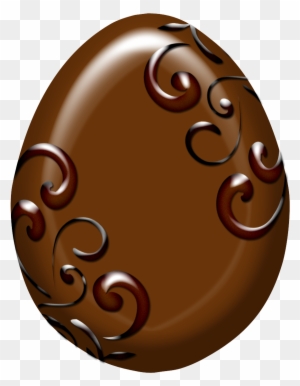 Chocolate Easter Egg Clipart - Egg - Free Transparent PNG Clipart ...
