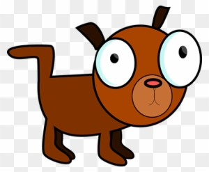 Dog Pet Animal Simple Cartoon Brown Dog Do - Cartoon Dog No Background ...