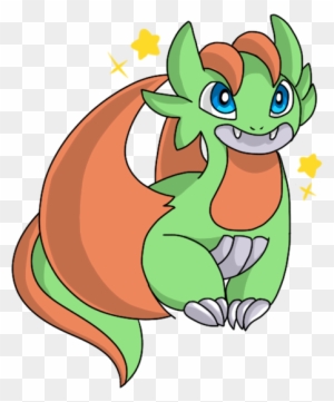 Shiny Croissant Dragon By Lazer-bunny - Cartoon - Free Transparent PNG ...