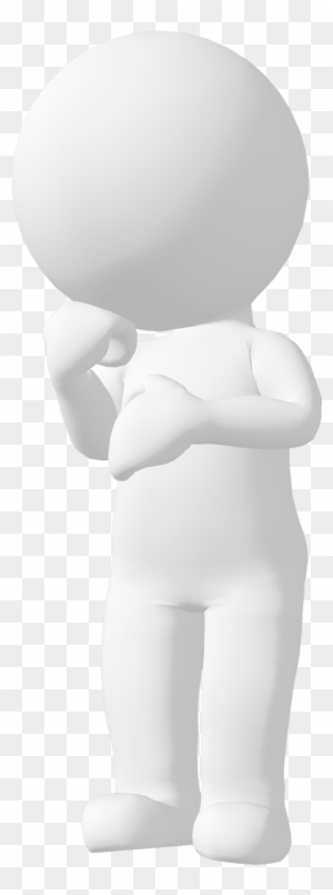 Thinking Man 3d Clipart - Free Transparent PNG Clipart Images Download