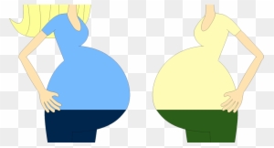 Pregnant Ladies' Bellies By Angry-signs - Comics - Free Transparent PNG ...