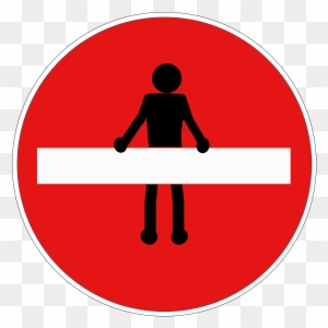 Stick Figure Road Sign Png Image - Traffic Sign - Free Transparent PNG ...