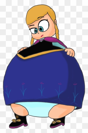 Anna Bloated By Juacoproductionsarts - Anna Frozen Fat - Free ...