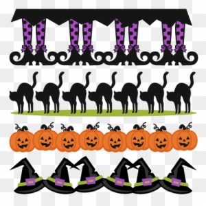 Halloween Page Border - Orange Frame Clip Art -友软网络