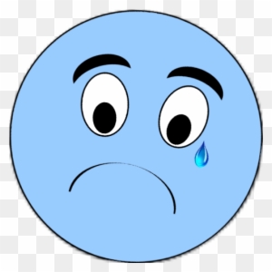 Blue Sad Faces Clip Art