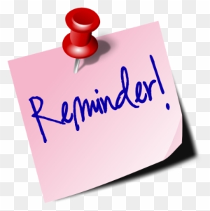 Fresh Reminder Clip Art Frienldy Reminder Pictures - Calligraphy - Free ...