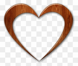 Clipart Transparent Background Wooden Heart - Wooden Heart Transparent ...