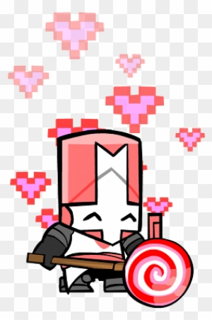 Pink Knight By Angryoldbat - Castle Crashers - Free Transparent PNG ...