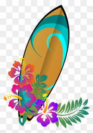 Hawaiian Surfboard Clip Art